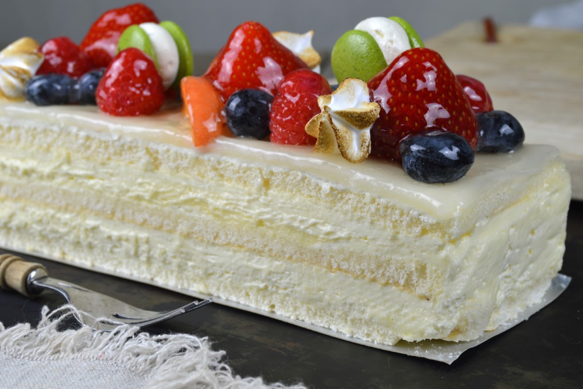 Room schnitte met marsepein. bestellen | Bakkerij van der Grijn