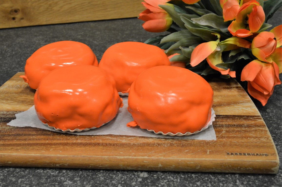 Oranje chocoladebol. bestellen | Bakkerij van der Grijn