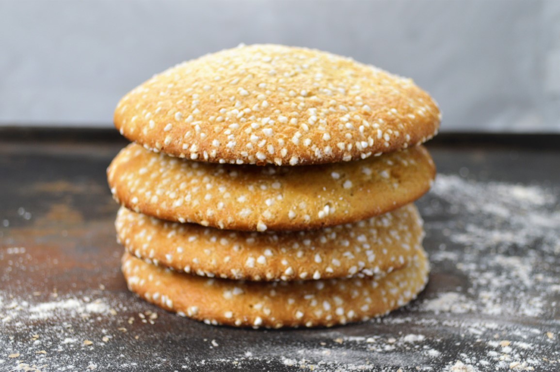 Spelt eierkoeken per 4 verpakt bestellen | Bakkerij van der Grijn